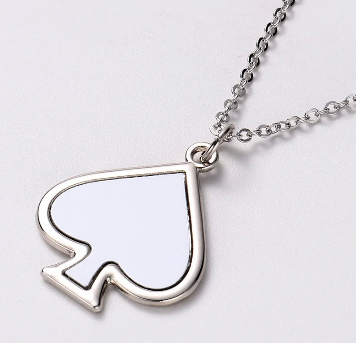 Sublimation Spades Necklace – House of Vinyl
